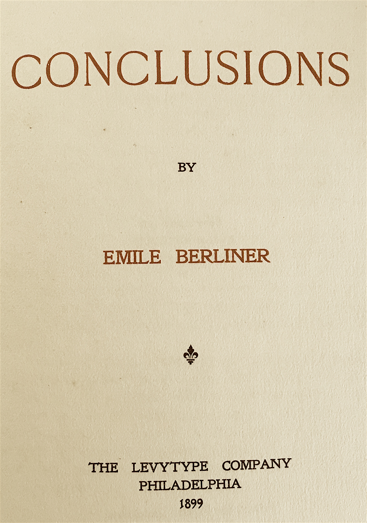 Gramophone inventor Emile Berliner on ‘Immortality’ | Jot101