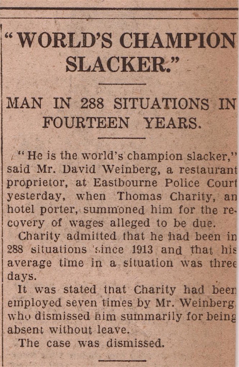 World’s Champion Slacker | Jot101