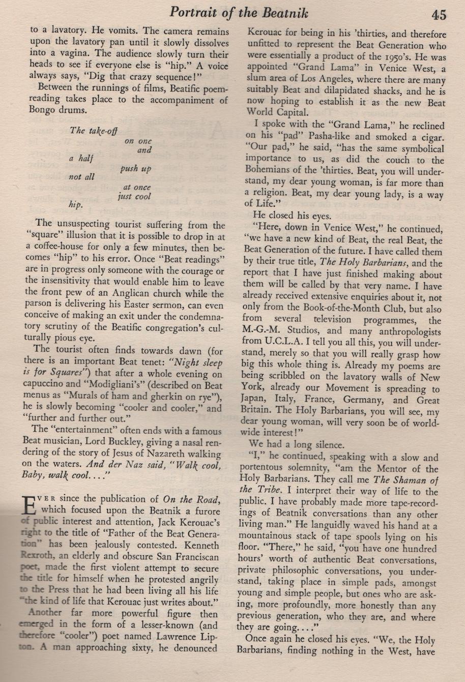 Portrait of the Beatnik | Jot101