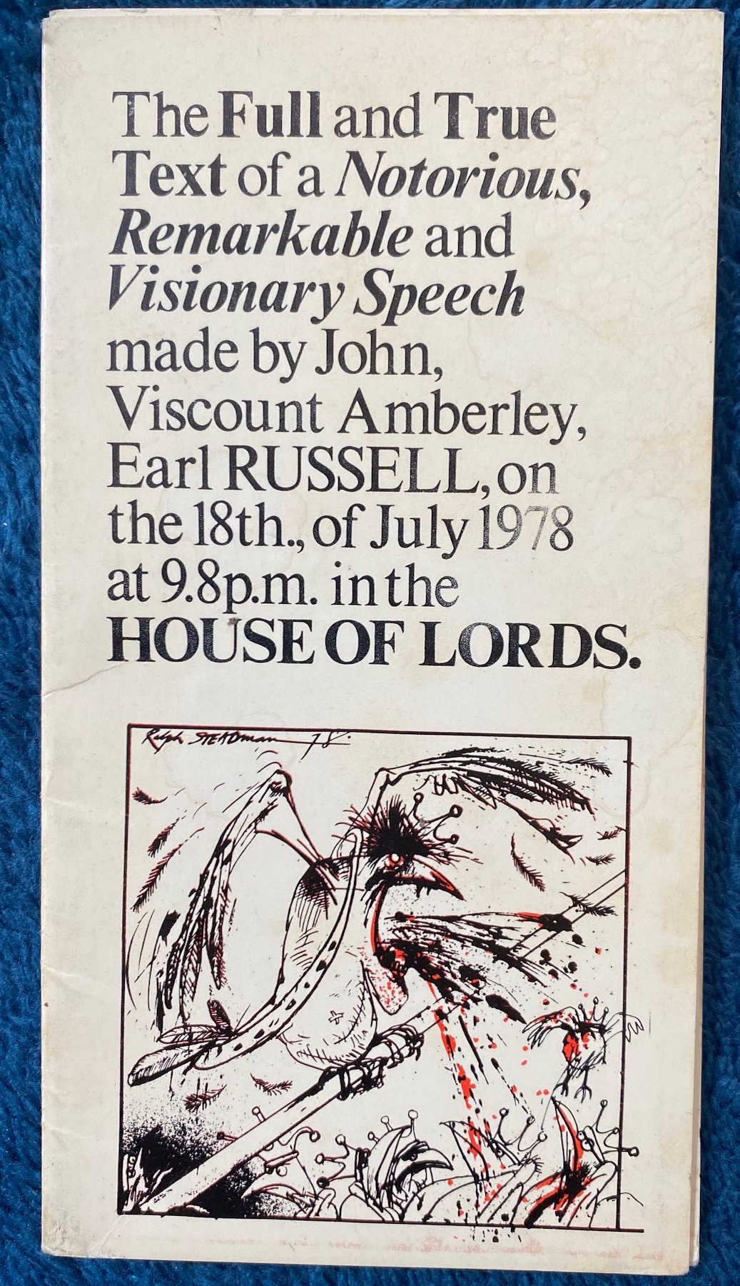 Visionary Speech by Earl Russell (part 1) | Jot101