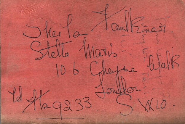 Trader and Sheila Faulkner in 1950s Chelsea | Jot101